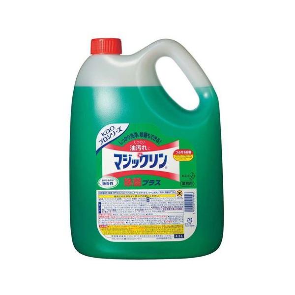 商品情報商品名：花王 マジックリン除菌プラス 4．5Lメーカー型番：3523480JANコード：4901301505996入り数：1サイズ(外寸mm)：-サイズ(内寸mm)：-重量：-材質：アルカリ性商品について●換気扇・レンジなどのしつこ...