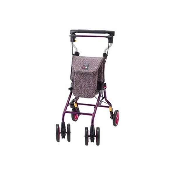 ・オシャレな柄が豊富。ファッション感覚のシルバーカー。・デラックスカーブハンドルは左右に曲がりやすく、女性の肩幅に合わせやすい。クッション付きで、握りやすさと走行性を確保しています。・新型バッグで収納時に邪魔になりにくい。・コンパクトシート...