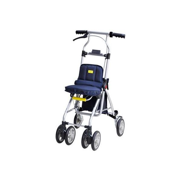 ・酸素ボンベを搭載できるシルバーカー。折りたたみ簡単、軽くて使いやすい。※ボンベ及びボンベバッグは製品に含まれません。※ロングボンベは搭載できません。サイズ/幅43×奥行53×高さ85~95(5段階)cm、折りたたみ時:奥行26×高さ76c...