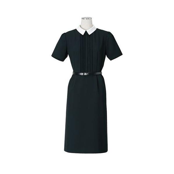 商品名：ワンピース（ベルト付・替衿付）サイズ：7〜15生地：ミルパギャバジン 素材1：ポリエステル  混率：100%素材2：★ 混率：★機能：★