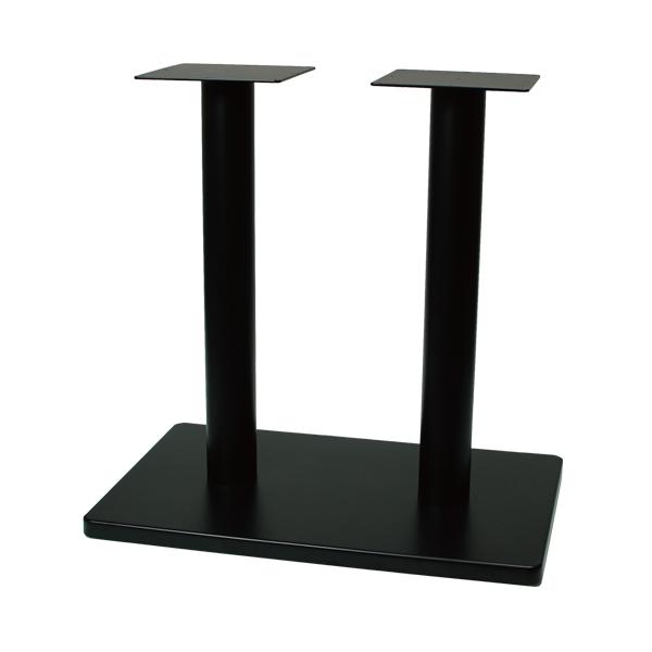 ※商品配送後の配送先の変更はできませんのでご了承ください。商品名：テーブルレッグ 角ベース 4人用/2ポール 寸法：ベースサイズ：680×450(mm)　高さ：680(mm)ポールサイズ：80Ф(mm)座面高さ：適合天板サイズ：1200×7...