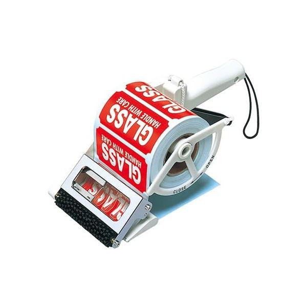 最大台紙幅：104mm　ラベル長さ：18mm〜60mm数量：1台（395g）　※超軽量です。大量のダンボールに荷札シールなどを貼付するとき/メール便シールや宛名シールを大量に貼付するとき/バーコードプリンターで発行したラベルを貼るとき/果物...