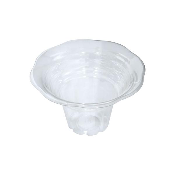 【発売日：2023年08月16日】【規格】口径Φ１５２×高さ９０ｍｍ【容量】約５００ｍＬ【耐冷耐熱温度】５〜４０℃前後【材質】Ａ−ＰＥＴ【色】透明【数量】800個　透明度が高く、中身を美しく見せる容器です。大きなフチ付なので中身をこぼしにく...