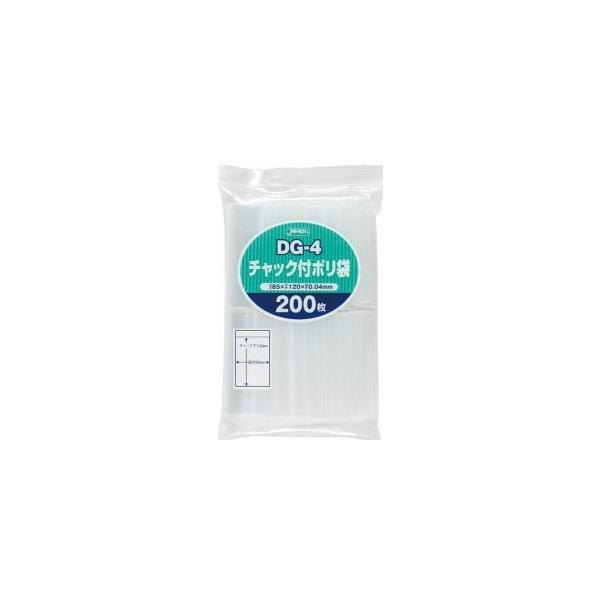 商品名：業務用　ポリ袋　チャック付ポリ袋 材質：LLDPE(直鎖状低密度ポリエチレン。柔らかく、良く伸びるのが特徴です) 厚み：0.040mm／サイズ(ヨコ×タテ)：85×120mm入数：200枚×50冊(10000枚)色：透明