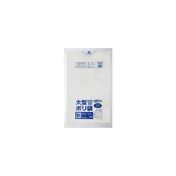 商品名：業務用　ポリ袋　ゴミ袋　大型サイズ 材質：HDPE(高密度ポリエチレン。レジ袋のように、カサカサした感触が特徴です) 厚み：0.025mm／サイズ(ヨコ×タテ)：1500(1000+500)×1200mm入数：10枚×20冊(200...
