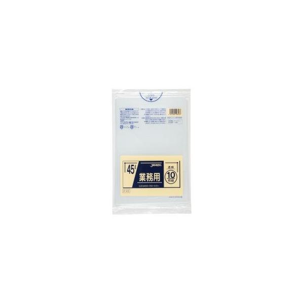 商品名：業務用　ポリ袋　ゴミ袋　45Lサイズ 材質：LLDPE(直鎖状低密度ポリエチレン。柔らかく、良く伸びるのが特徴です) 厚み：0.030mm／サイズ(ヨコ×タテ)：650×800mm入数：10枚×60冊(600枚)色：透明