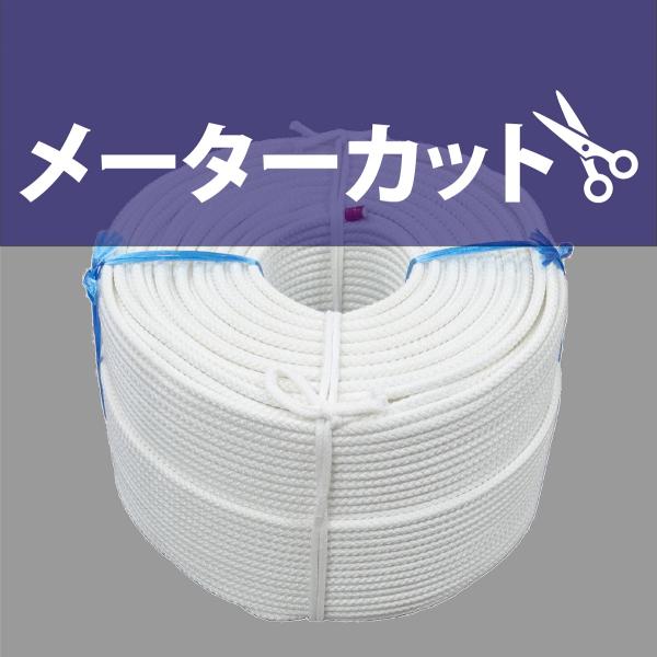 掲揚ポール用のポリエステルロープです。耐候性・耐衝撃性があり、引っ張り強度の面でも優れています。滑車や風による摩擦にも強く、水や雨に濡れても硬くなりにくく、とても丈夫です。八ツ打で、撚り加工されていないので、ねじれにくいのも特長です。販売ロ...