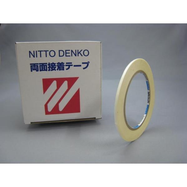 柔軟な不織布に感圧性粘着剤を含浸させた両面接着テープで、金属やプラスチックはもちろん、布や合成皮革などの粗面にもよく接着します。材質：アクリル系粘着剤　　基材：不織布テープ厚：０．１７ｍｍ