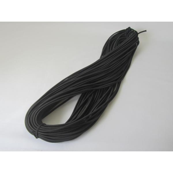 ※ご注意願います※マスクゴムや髪ゴム・ヘアゴムとしては使えません。荷物の固定などで使用する硬めのゴムになります。天然ゴムを芯として、周囲をポリエステルの繊維で包んだ丸ゴムです。繊維で包む事で耐久性、耐候性に優れたゴムとなっています。シートゴ...