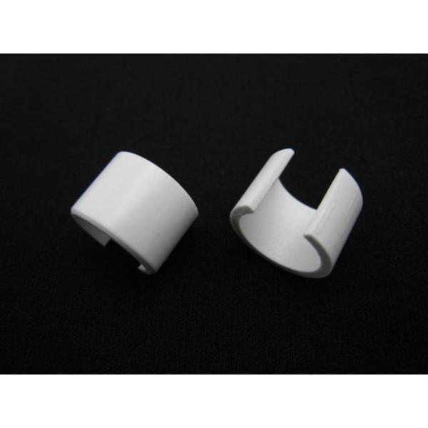 パイプに取り付けた生地等がズレないように保持する為のパーツです。布製フラッグやタペストリー、手旗などのズレ防止用としてご利用下さい。２０ケ／セット材質：ＡＢＳ樹脂製カラー：白サイズ：パイプ１２〜１４Φ商品の仕様は予告なく変更する場合がござい...