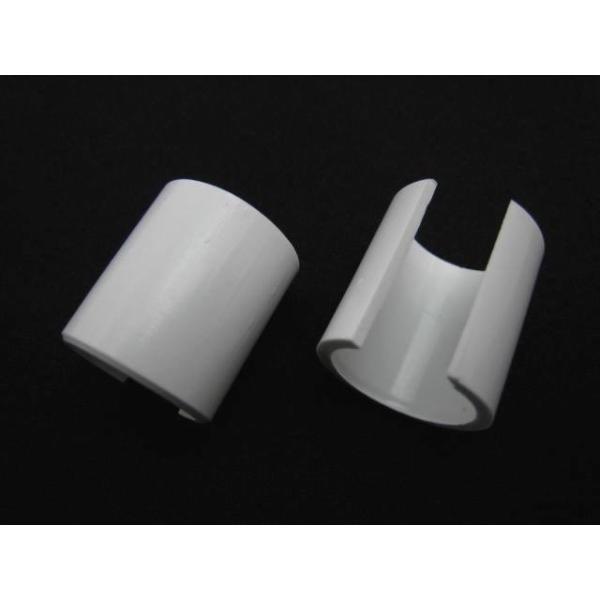 パイプに取り付けた生地等がズレないように保持する為のパーツです。布製フラッグやタペストリー、手旗などのズレ防止用としてご利用下さい。２０ケ／セット材質：ＡＢＳ樹脂製カラー：白サイズ：パイプ１８〜２０Φ用商品の仕様は予告なく変更する場合がござ...