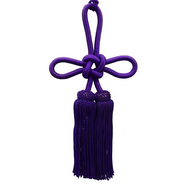 神社・寺院等の幕の中央を吊り下げるのに使用します。材質：人絹（レーヨン）サイズ目安：神社幕の縦巾３５〜４５cm用カラー：紫サイズはあくまでも目安であり、商品により多少の誤差が出ます。商品の仕様は予告なく変更する場合がございます。ご了承下さい。