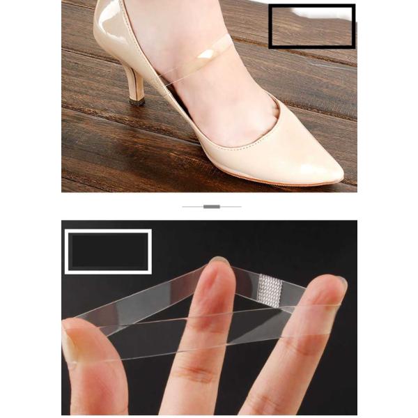 商品名:シューズストラップ 脱げ防止 3ペア シューズバンド シューズベルト シューズアクセサリー クリア ストレッチ性 簡単装着 パンプス用 ミュール 固定バンド                            商品説明:パンプスス...