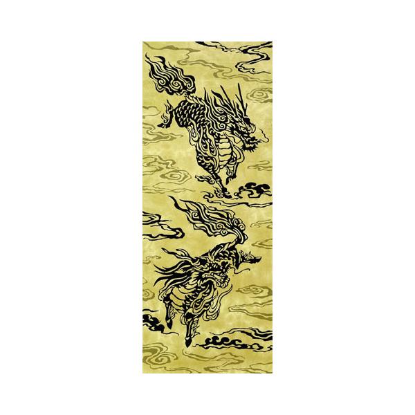 泰平の世が来る前兆として現れるとされる麒麟は、鳳・龍・亀と共に中国では四霊の一つに数えられています。五街道の起点である日本橋にも麒麟の像が鎮座しており、日本橋から飛び立つという意味が込められています。【注意事項】伝統工芸【注染】のため、お使...