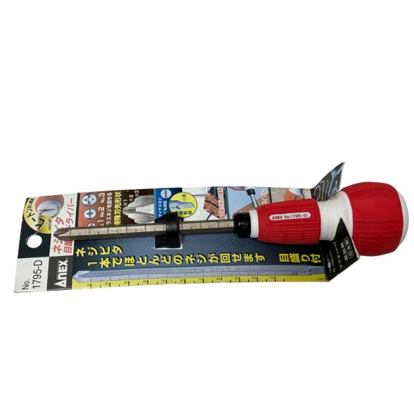 お客様へ※1〜2営業日以内に出荷（土日祝を除く）致します。■特長ビット差替式です。目盛り付ビットです。配線端子のはずし穴に差し込める特殊マイナス形状です。エラストマー樹脂グリップです。■仕様・規格 刃先：?1、2、3、?6×140軸長(mm...