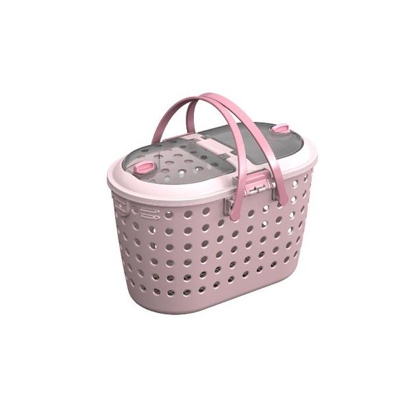 お出かけ・通院時に便利なハードタイプのキティキャリーです。高さにゆとりがあり、軽くて通気性抜群！天面両開きでペットの出し入れに便利です！天面には小物入れ＆お手入れ小窓付き。「えころじーボトル」（別売）が取り付けられます。対象動物猫全般本体サ...