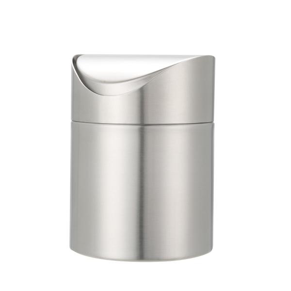マトリスサニタリーダストボックス ステンレス製の小型タイプ規格サイズ：直径122mm×H165mm重量：442g容量：1.5L材質：ステンレスJANコード 4521540211887商品コード SU-296-601-0