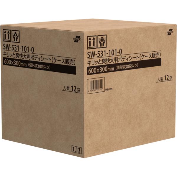 【発売日：2026年07月01日】キリっと爽快大判ボディシート（ケース販売）1枚で全身に使える超大判サイズのボディタオルサイズ：約60×30cm材質：レーヨン、ポリエステル成分：水、変性アルコール、PG、BG、メチルパラベン、ベンザルコニウ...