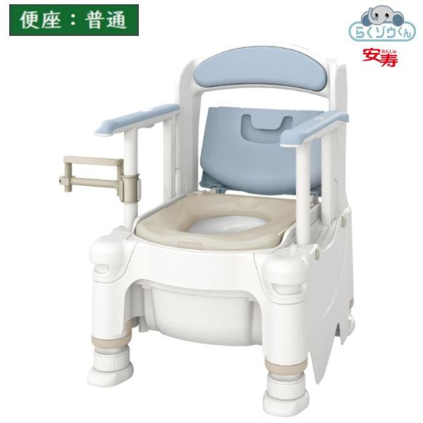 移乗動作から片付けまで”一人でできる事”を想定している樹脂製ポータブルトイレですそのため感染症対策としてもぴったりの一台です【商品名・品番】●品番：FX-30S “らくゾウくん” 普通便座 側方ガードなしタイプアースブラウン532-950/...