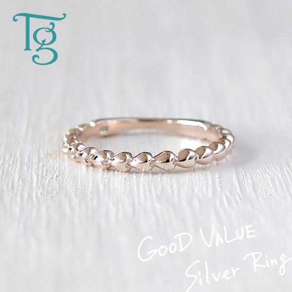 ピンキーリング 指輪 レディース シルバー シンプル 細身 ハートのミル打ち風リング ファランジリング ピンクシルバー 1号〜11号 偶数サイズ有り お値打ち品【jlr063psv】ピンキーリング 指輪 レディース シルバー 偶数 シンプル...