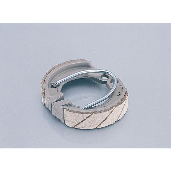 ●高温時でも変質の少ないグリップの良い特殊ライニング材を採用。ライニング表面に溝を設置（一部のシューを除く）することにより、冷却効果を高めて粉塵をたまりにくくし、ブレーキの効きを持続させます。▲注意:ブレーキ関連パーツの整備及び取り付けに二...