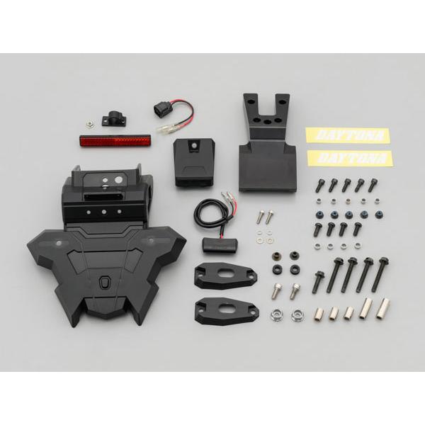 ●大人のプラモデルをコンセプトにしてデザインされた造形物の組み合わせで違和感のない装着状態を実現!! 2021年度新基準ナンバー角度に対応し、保安基準を満たすLEDライセンスランプ＆スリムリフレクター付属で装着後も安心です。車種専用ブラケッ...