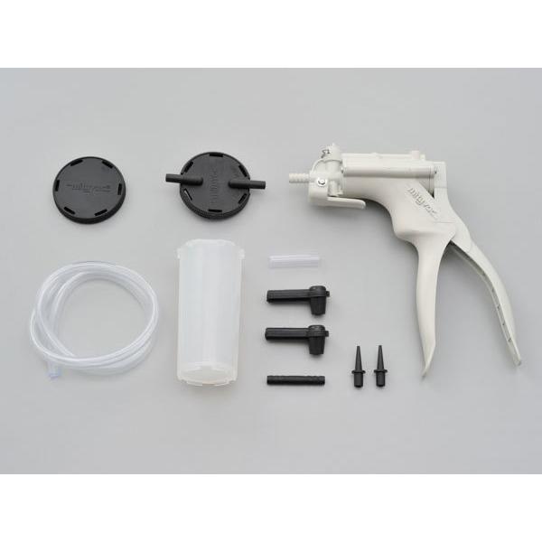 ●手軽にフルード交換＆エアー抜き作業！コンプレッサーを持っていな方が、ブレーキのエア抜きならこれしかないといわれるUSA「MITY VAC」社製のバキューム式エア抜きツール。もちろん、ブレーキフルード、ブレーキホースの交換時、ブレーキ回りの...