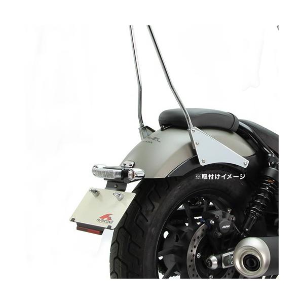 ハリケーン（HURRICANE） レブル500 / レブル250用 シーシーバー プレート クロームメッキ HA6409 :HA6409 ...