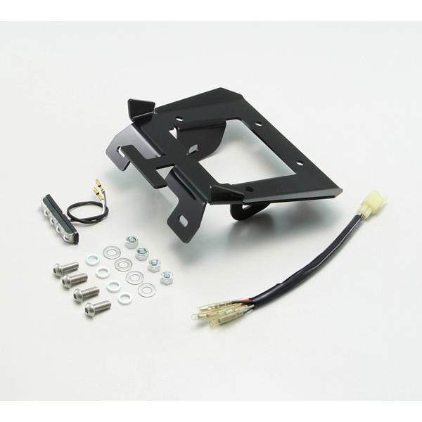 ●アルミ製ベース ブラックアルマイト●高輝度白色LEDライセンスランプ＆専用ハーネス付●ノーマルウインカー取付可■適合車種GROM（16-17 JC61-1300001-/JC75）※リフレクターが別途必要です。※この商品はお取り寄せとなり...