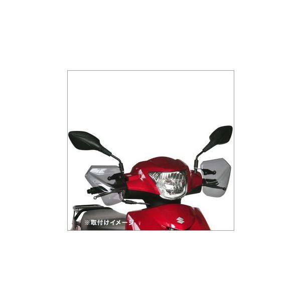 ■適合車種スズキ アドレス110 [EBJ-CE47A]スズキ アドレス125 [2BJ-DT11A]ホンダ タクト [JBH-AF75/AF79]■仕様サイズ：H190×W190mm（片側）材質：　PET樹脂カラー：スモーク■注意※この商...