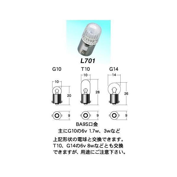 ●LED特有の直線的で鋭い光を強調する先端部凸レンズ仕上げのオリジナルボディ！さらにサイドローレット加工を施し拡散性も確保しました●0.13wの超低消費電力と鮮やかな発色でパイロットランプ球、ポジション球、外装カスタムなどに最適です●6v ...