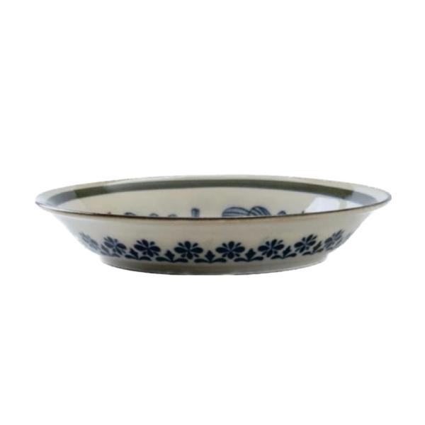 Clasico クラシコ 215ディーププレート 北欧柄　カレーパスタ皿北欧ヴィンテージと民芸調の温かみがミックスした、NEOクラシックなデザインが素敵な【クラシコ】シリーズの215ディーププレートです。懐かしいような心地よい雰囲気に加えて...