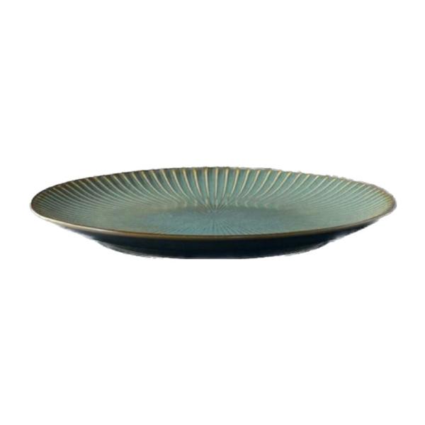 窯変SENDAN 235プレート 平皿　大皿　グレーSENDANシリーズの平皿　サイズ:約φ23.5×H2.5cm／重量:547g※食洗機・電子レンジ使用可能です。■生産地：日本■素材・成分：磁器・日本※釉薬のムラや溜まりによる凸凹、鉄粉な...