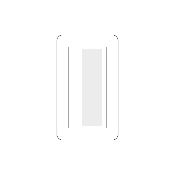 1連用 ラウンドプレートホワイト (WTC7101W)／表示なし・ネームなしシングルハンドルホワイト(WT3001W)×1　※パナソニックのコスモシリーズワイド21のプレートとハンドルのセットです。スイッチと取付枠は別途お買い求め下さい。