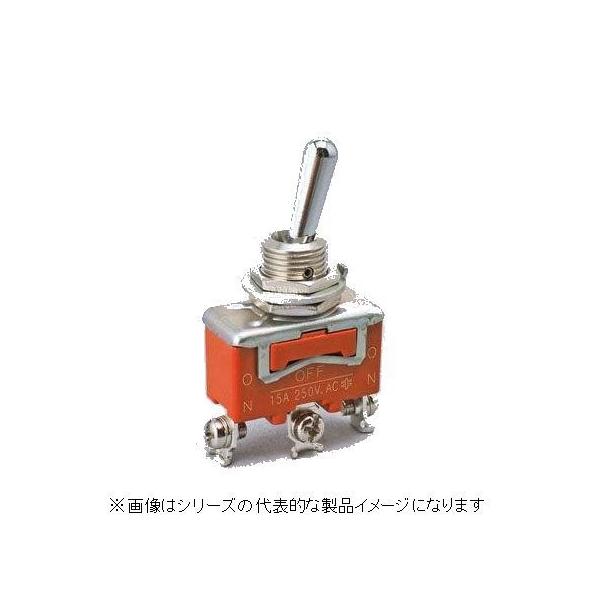 品番WD1121F型番T115D-SFハンドル形状トグルタイプタイプ標準タイプ極数及び動作特性単極双投動作特性 (操作方式)ON-ON端子形状ネジ付端子定格15A 250V AC/0.5A 250V DC/0.9A 125V DC/15A ...
