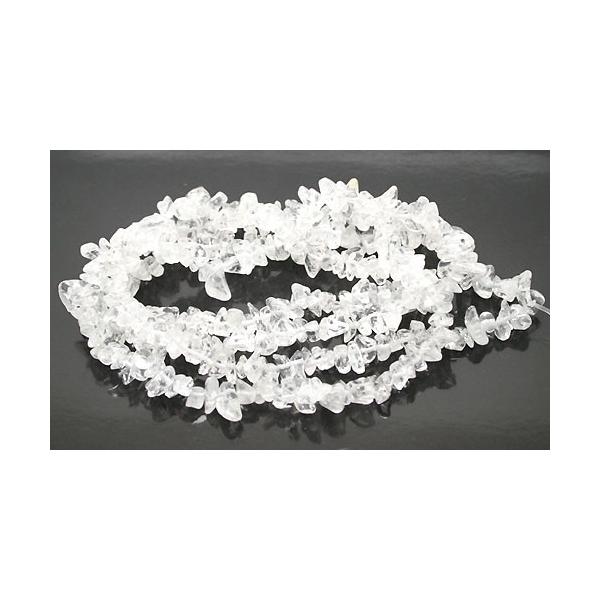 クリスタル水晶(Crystal quartz)のチップビーズ。ブレスレット・ネックレス製作、ピアス製作などにお勧めです！ ---------------------------------素材　　　 　：クリスタル クォーツ 水晶 AB商品...