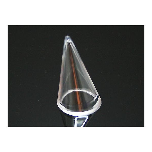 リング（指輪）を美しく飾るリングホルダーです。シンプルな素材がより商品を引き立たせます。商品番号：dec-r-h-34素材　　：プラスチック商品名　：リングホルダーサイズ　：約40x25x25mmカラー　：クリア備考※ディスプレイ商品は納品...