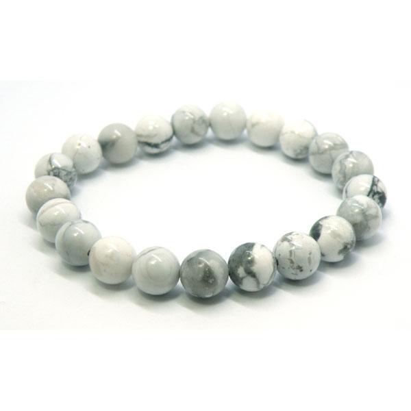 ハウライト/マグネサイト(Howlite/Magnesite)のブレスレットです。限定ものですのでお早めにどうぞ。商品番号：gs-br-0096素材：ハウライト/マグネサイト(Howlite/Magnesite)商品名：ブレスレットサイズ：...