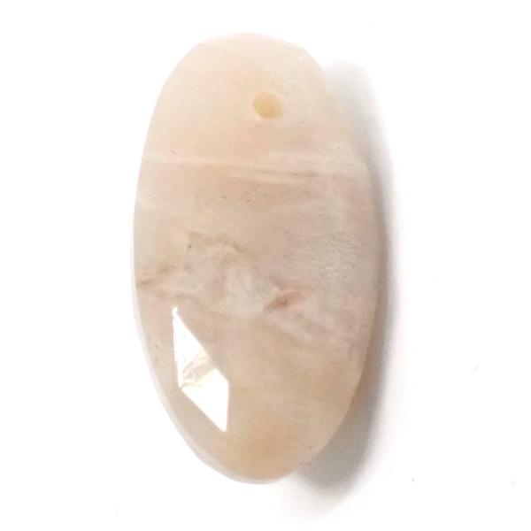 オレンジムーンストーン(Orange Moonstone)のオーバルカットパーツ/1個です。貫通穴ありです。アクセサリーやクラフト製作などにお勧めです。商品番号 gs-sp-9497素材 オレンジムーンストーン(Orange Moonsto...