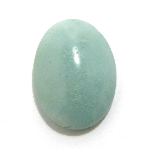 サイズ　約 4x6mm石の名前　アマゾナイトカット　オーバルカボッション◆注意事項※天然のものですので、入荷時期や、サイズによって色合いは異なります。※若干のインクリュージョンやクラックは天然の証ですので、ご了承ください。※配送センター、工...