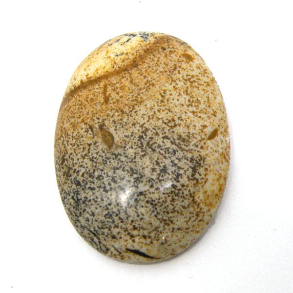サイズ：約 22x30mm<br>石の名前：ピクチャージャスパー<br>カット：オーバルカボッション<br>入り数：1個<br><br>注意事項<br>※粒によって大き...