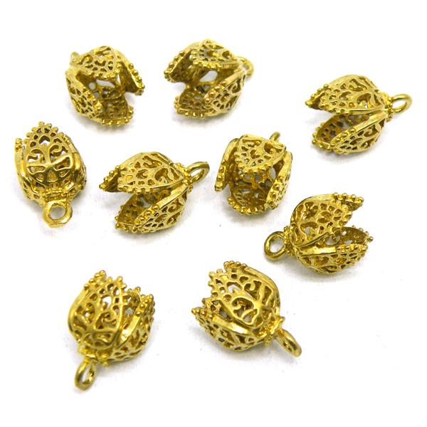 商品番号：me-p-168<br>素材：メタルパーツ [ メタルビーズパーツ ]<br>材料：metal　メタル合金<br>サイズ：約15x11x10mm （丸カン内径2mm）<br>カラー：...