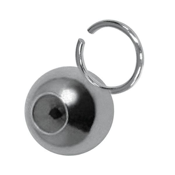 チェーンの長さを自由に調整するためのシリコンを内包したストッパービーズパーツピンを通したらチェーンまでスライドさせると長さが調整できます。商品名：シルバーシリコンストッパーロンデルビーズリング付き品番　：sb29素材　：sv925/シリコン...