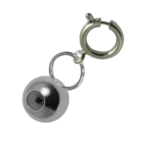 チェーンの長さを自由に調整するためのシリコンを内包したストッパービーズパーツピンを通したらチェーンまでスライドさせると長さが調整できます。商品名：シルバーシリコンストッパーラウンドビーズリング&amp;クラスプ付き品番　：sb30素材　：s...