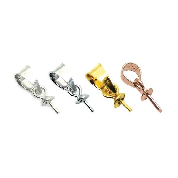 シルバーパーツ/作品製作や修理に不可欠！シルバー925銀AGを使ってワンランクアップしませんか！ 当方のオリジナル製造パーツです。バチカンとひーとんがついたペンダントパーツ！デザインや素材にあわせて選べる＋3カラー展開です。*こちらの商品は...