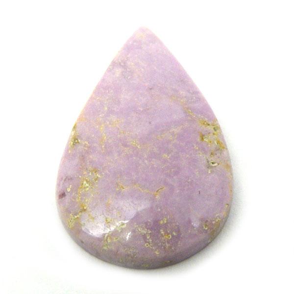 フォスフォシデライト(Phosphosiderite) カボションフォスフォシデライトは、バリサイトグループに属する鉱物です。鉄イオンを含むことで紫色になります。優しいラベンダー色から、癒し効果が高いと言われています。和名は「斜燐鉄鉱（しゃ...