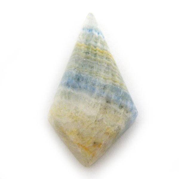 商品番号：st-st-713素材：ブルーシェーライト(Blue Scheelite)商品名：カボション/1点ものサイズ：約 21.2x11.5x4.4mm■取扱方法※お使いのブラウザにより色合いなど若干異なる場合があります。※天然由来の傷・...