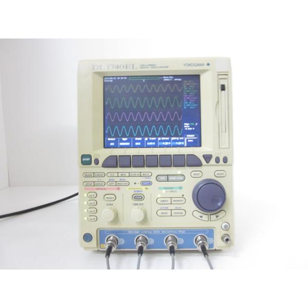 付属品：本体、取説、パッシブプローブ（700988　DC400MHz　10:1/1:1　10MΩ　600V)×４、CD、電源ケーブル、ロール紙、アクセサリーケース、前面カバー外観状態：汚れ少ない、破損あり、日焼け少ない表示状態：液晶洩れなし...