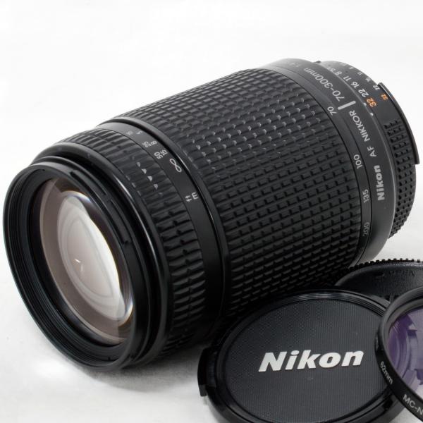 Nikon ニコン AF NIKKOR 70-300mm F4-5.6 Dフルサイズ機にも対応可能な高倍率望遠ズームレンズ！コンパクトで携帯性が良く使い勝手が良いんです！入門用の望遠レンズとしても最適です！☆外観コンディション☆中古の中では...
