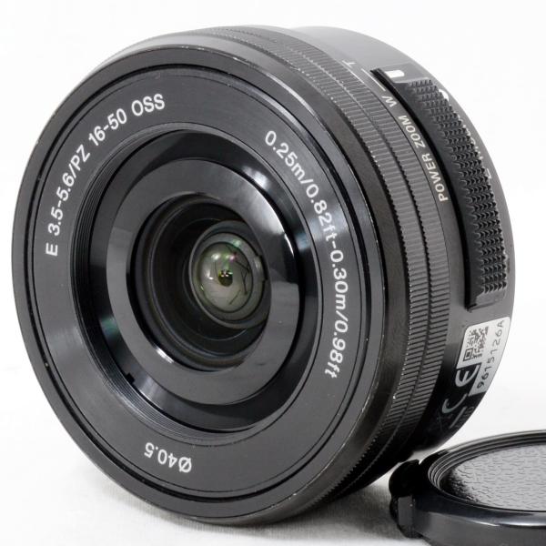 SONY ソニー E PZ 16-50mm F3.5-5.6 OSS ブラックα5100、α6000、α6300、α6500、α7NEX3、NEX5などαEマウントに装着可能な電動パワーズームレンズ！とても薄型でコンパクト！しかも持ち運びも...